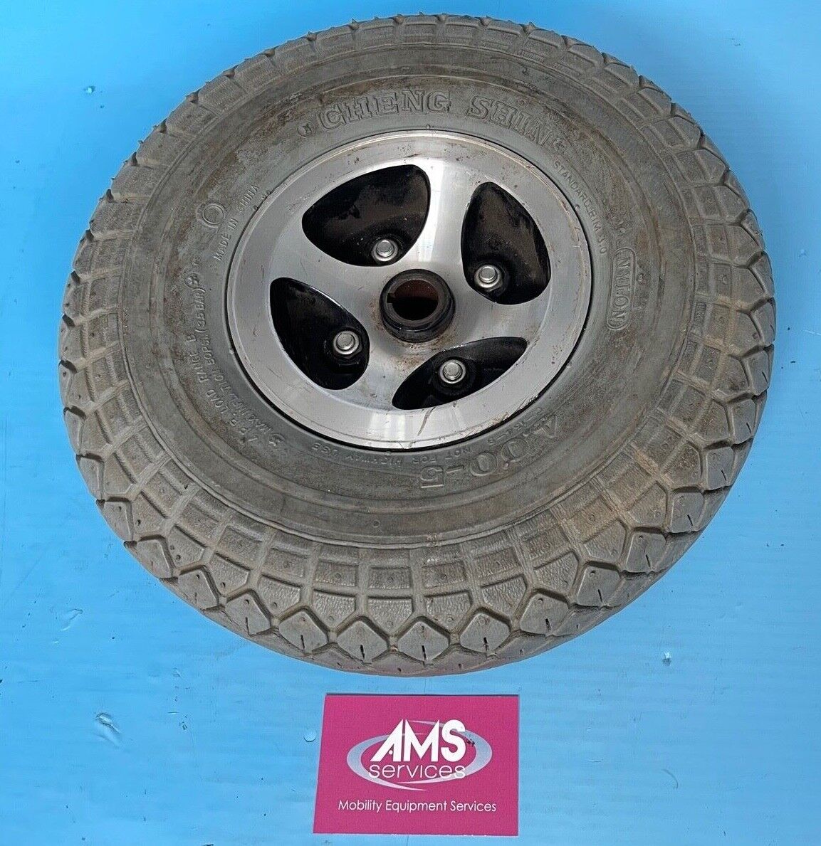 Invacare Comet & Orion 8mph Mobility Scooter Rear Wheel & Solid Tyre ...