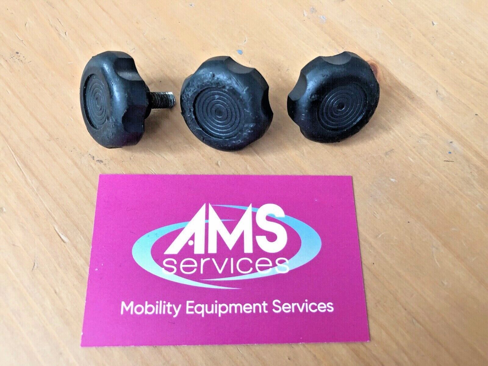 Invacare Electra 3 Wheel Mobility Scooter Seat & Armrest Thumb Screws ...