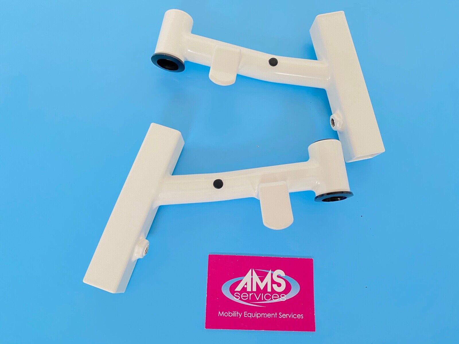 Pair of Freeway Shower / Commode Chair Footrests / Leg Rest Hangars ...