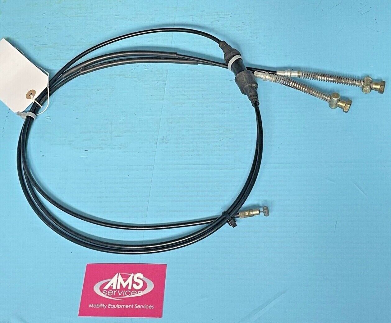 Rascal Vantage X 6mph Mobility Scooter Twin Brake Cables - Parts A - AMS