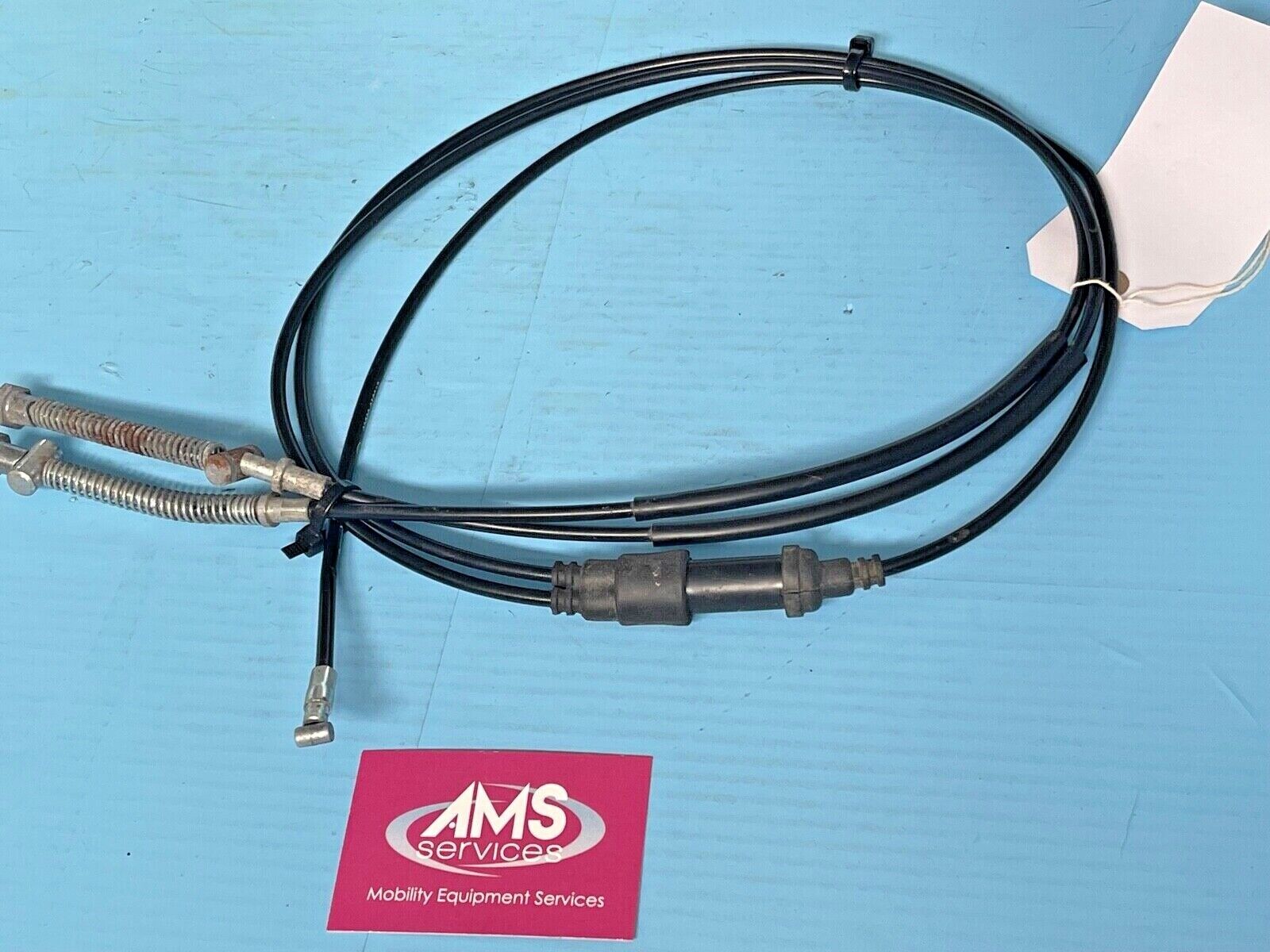 Rascal Vantage X 6mph Mobility Scooter Twin Brake Cables - Parts B - AMS