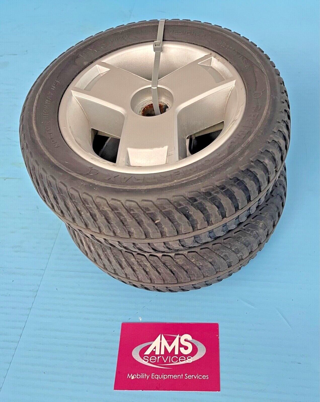 Pride Go Go Elite Traveller Plus Mobility Scooter Rear Wheels & Solid ...