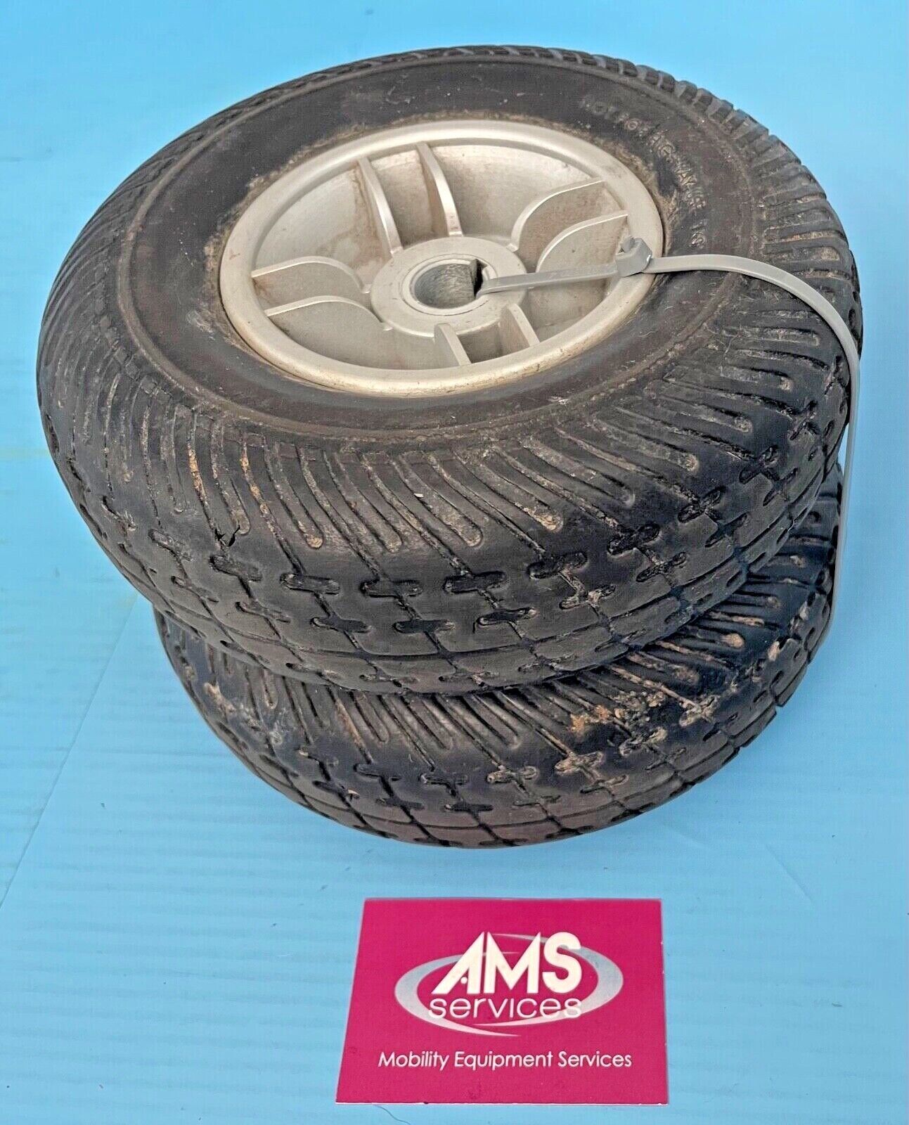 Pride Go Go Elite Traveller Plus Mobility Scooter Rear Wheels & Solid ...