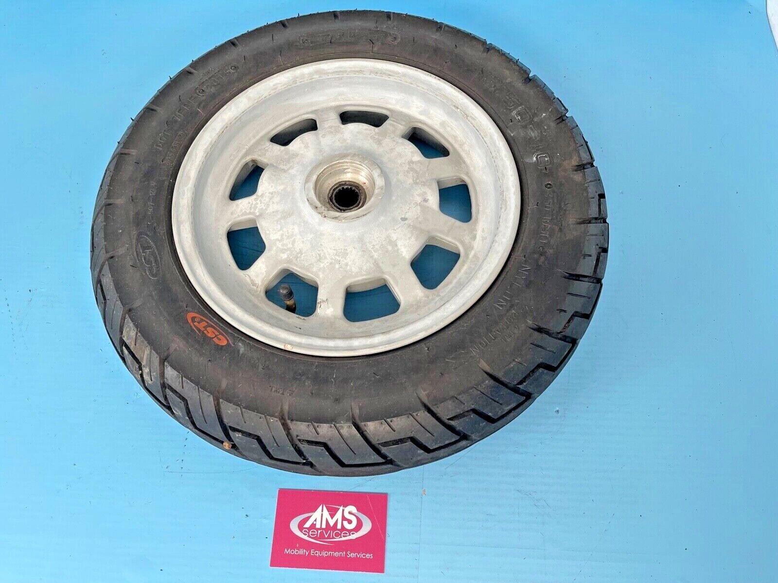 TGA Breeze S4 8mph Mobility Scooter Rear Wheel & Tubed / Pneumatic Tyre ...