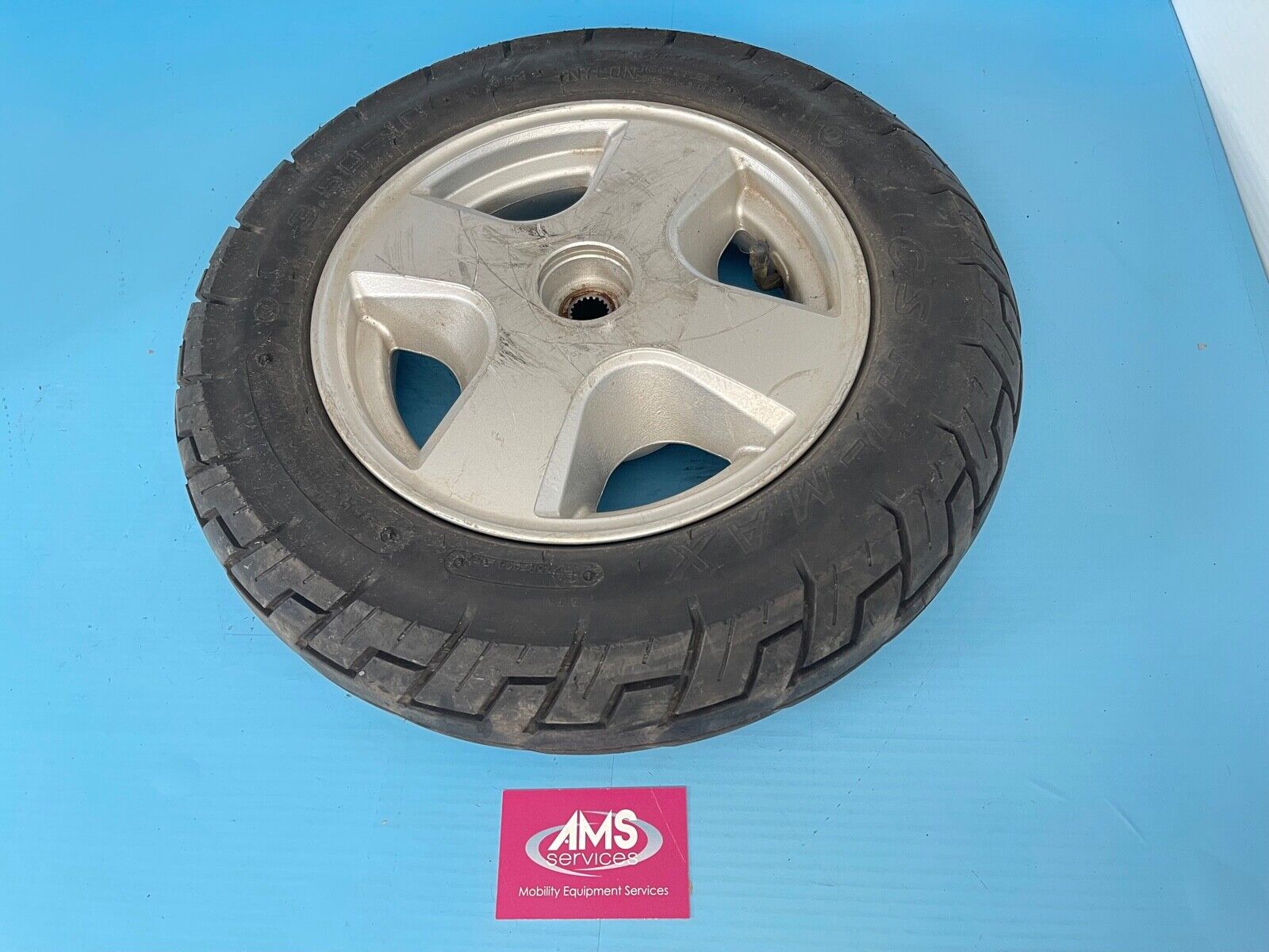 TGA Breeze S4 8mph Mobility Scooter Rear Wheel & Tubed / Pneumatic Tyre ...