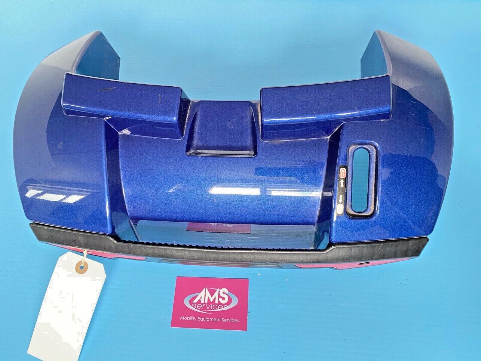 Later Model - QL Tech 4mph Mobility Scooter Rear Panel With Blue Trim ...