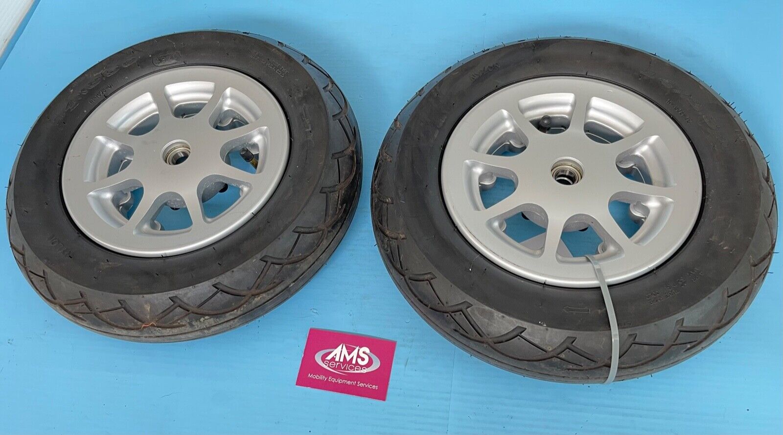 Eden Roadmaster Plus 8mph Mobility Scooter Front Wheels & Tubed Tyres ...