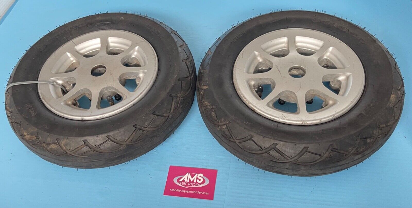 Eden Roadmaster Plus 8mph Mobility Scooter Front / Rear Wheels & Tubed ...