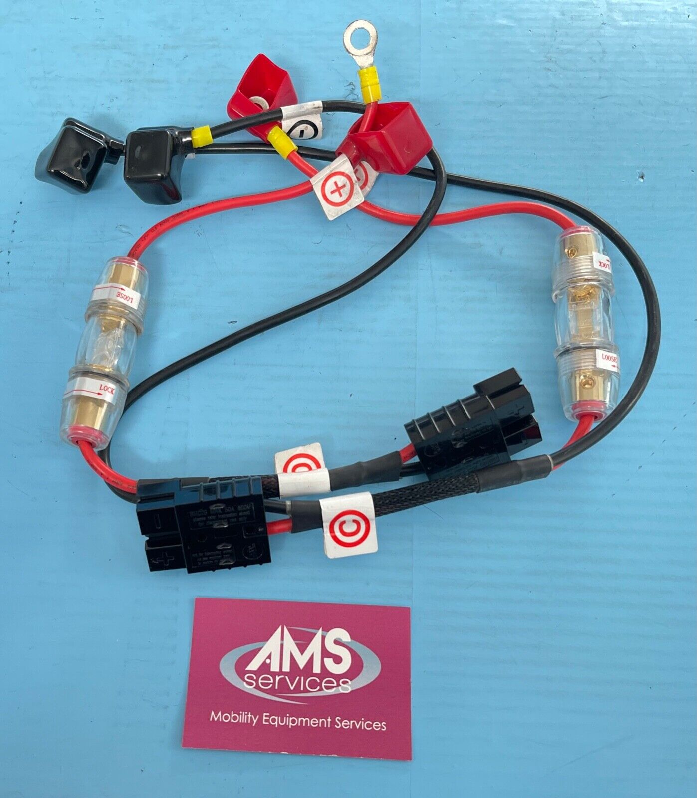 Eden Roadmaster Plus 8mph Mobility Scooter Battery Leads inc Inline ...