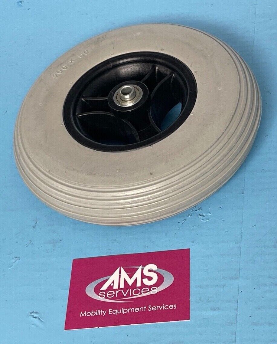 Rascal P320 Power Chair / Electric Wheelchair Front Wheel & Solid Tyre ...