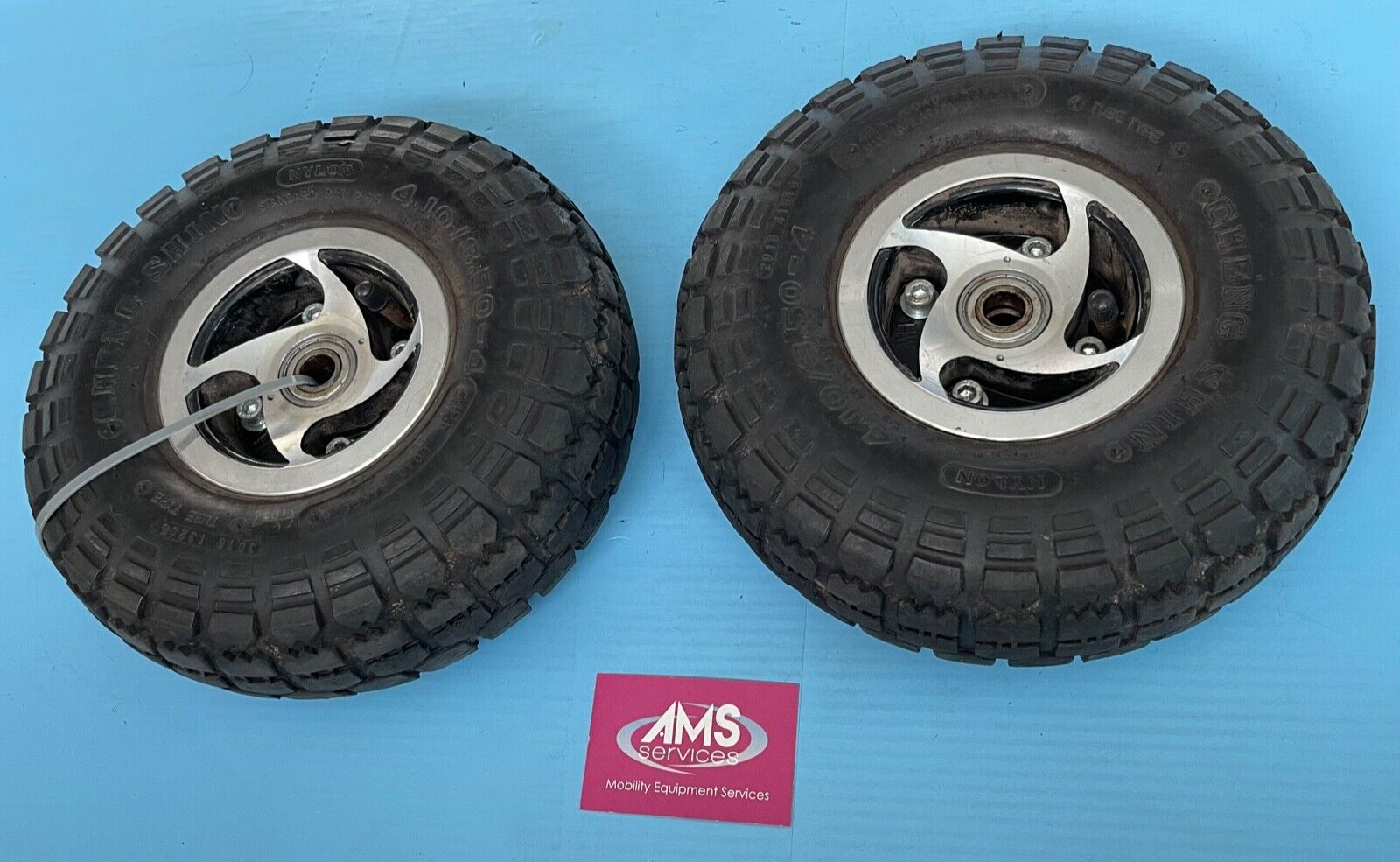 Monarch Mantis & Tzora Titan Mobility Scooter Front Wheels & Tubed ...