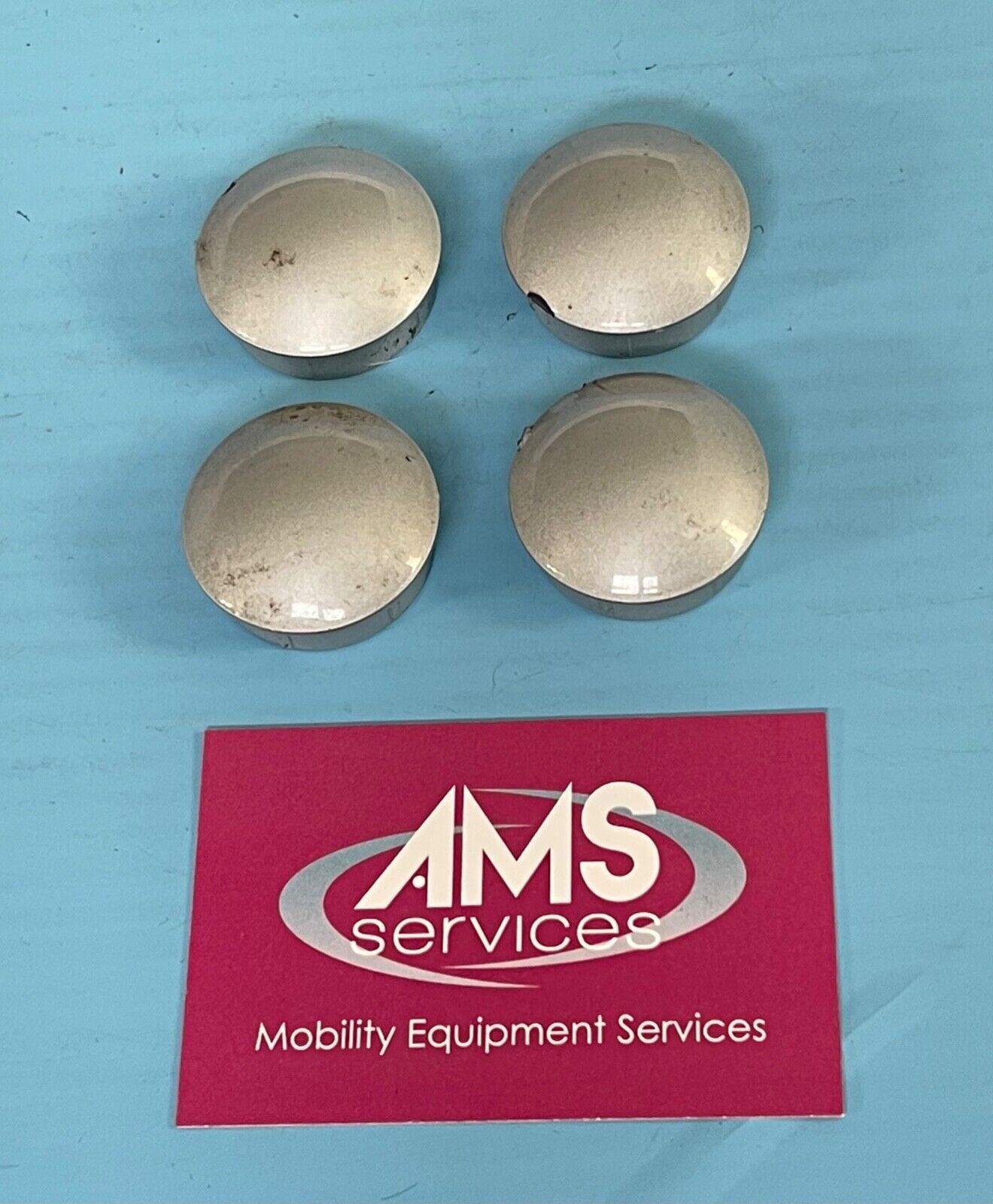 Kymco Komfi 8 8mph Mobility Scooter Set of 4 Hub Caps - Parts - AMS