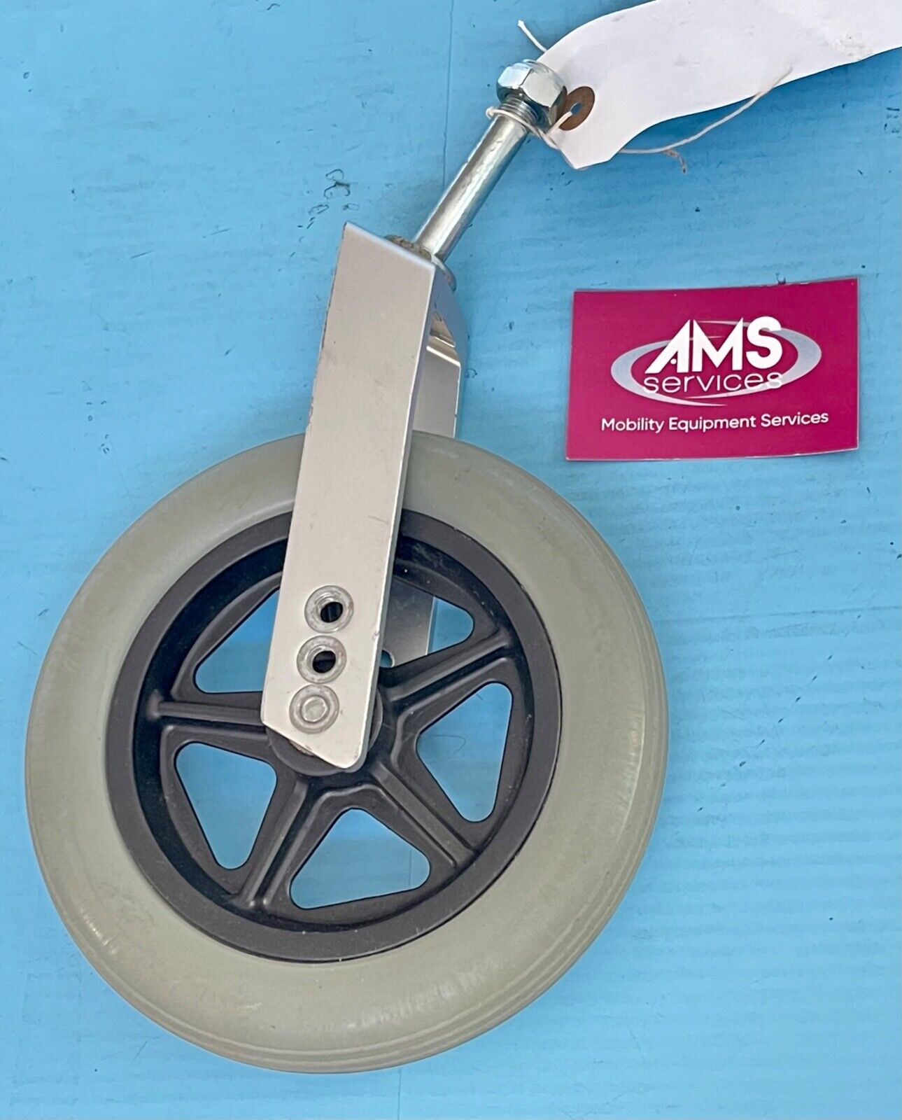 Van Os / Vanos Excel G3 Wheelchair Front Wheel / Caster & Fork - AMS